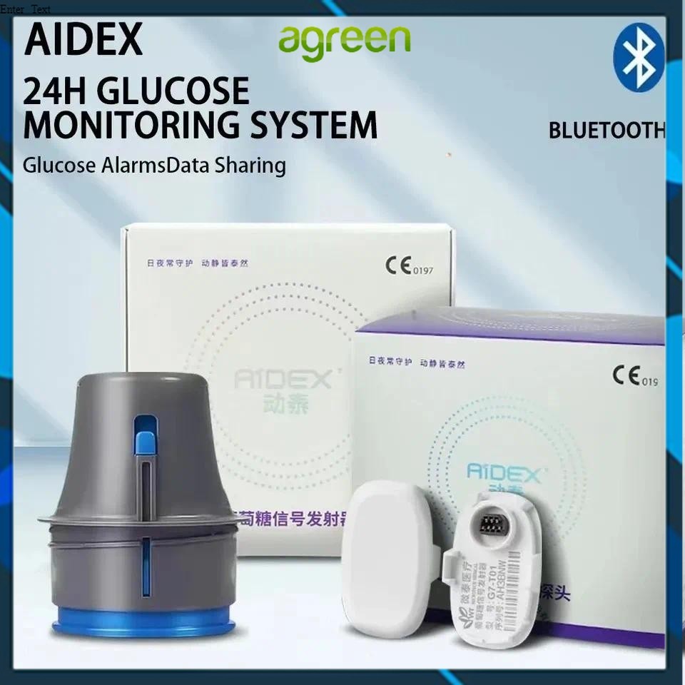 AG Freestyle Libre Sensor Bluetooth Scan Free Remote Data Sharing Aidex ...