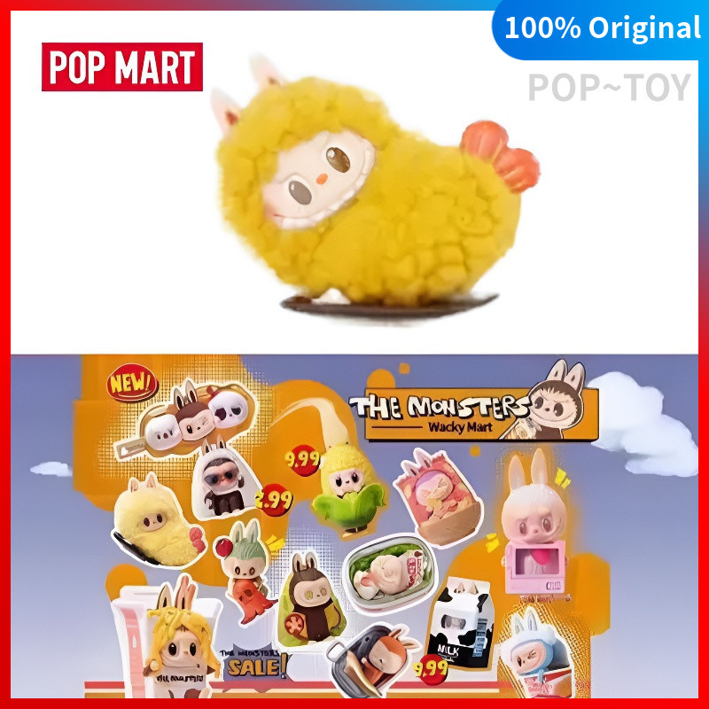 POPMART Labubu THE MONSTERS Wacky Mart Series Figures Blind Box pop mart labubu | Shopee Malaysia