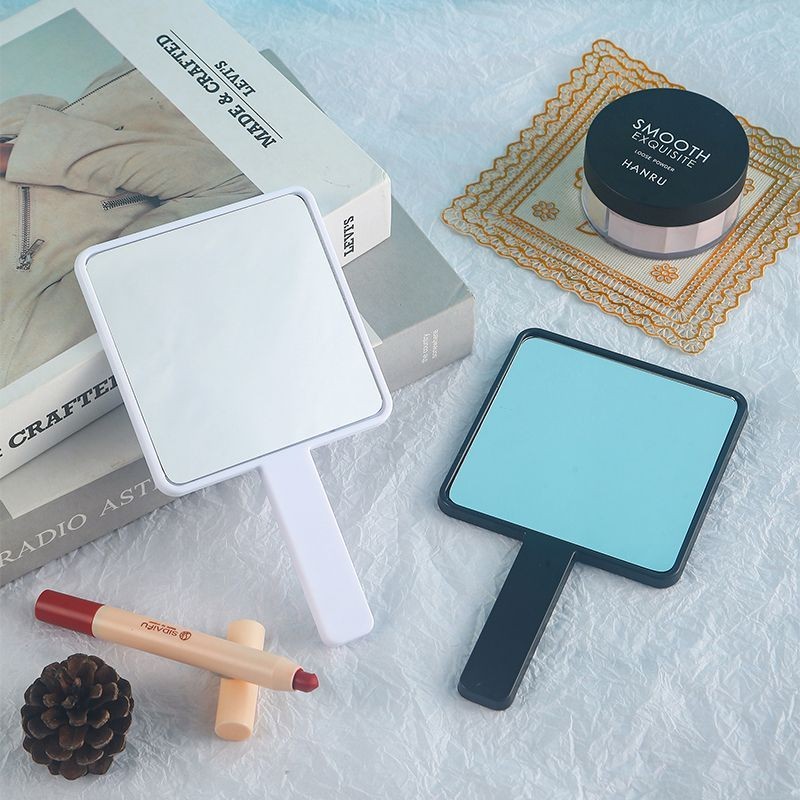 [New Style] Mini Hand Mirror Face Makeup Mirror Hand-held Vanity Mirror ...