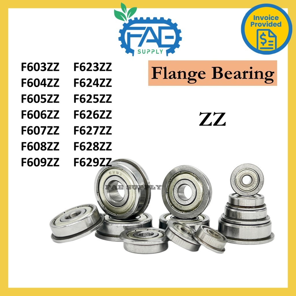 Flange Ball Bearing Flanged F603 F604 F605 F606 F607 F608 F609 F623 ...