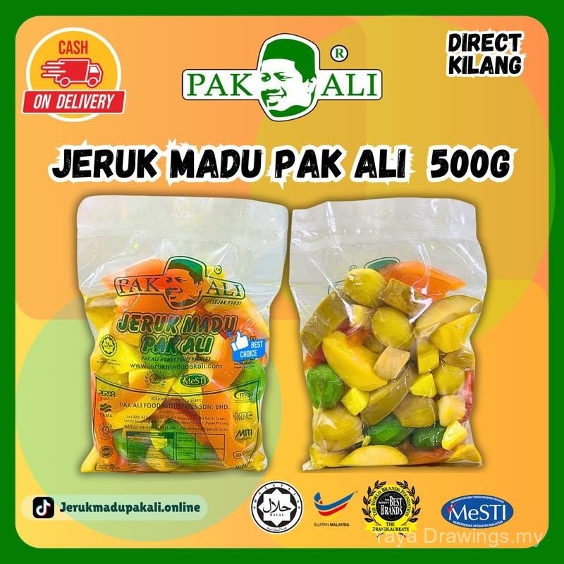 JMPA Jeruk Madu Pak Ali Pickles Fruity Pack (500g) | Shopee Malaysia