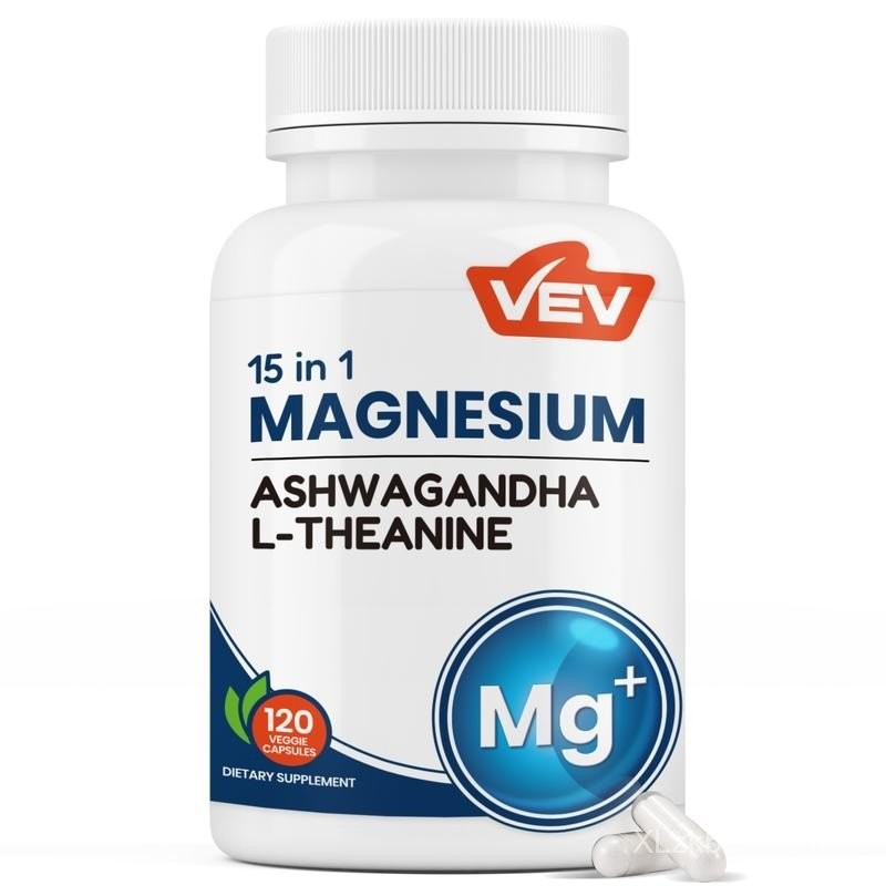 VEV Natural Edible Magnesium Supplement, 15-in-1 with Magnesium ...