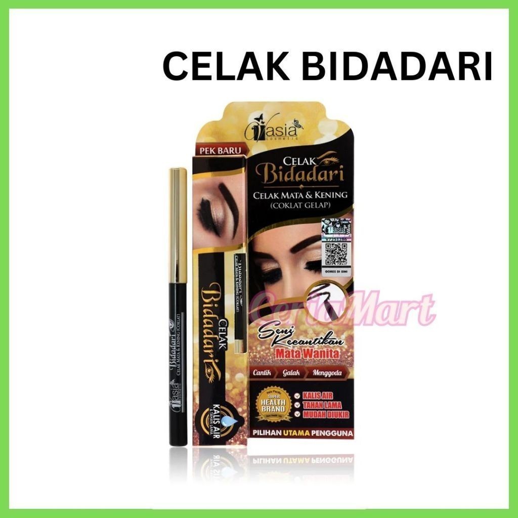 V'asia Celak Bidadari CELAK MATA & KENING (COKLAT GELAP) {100% original ...