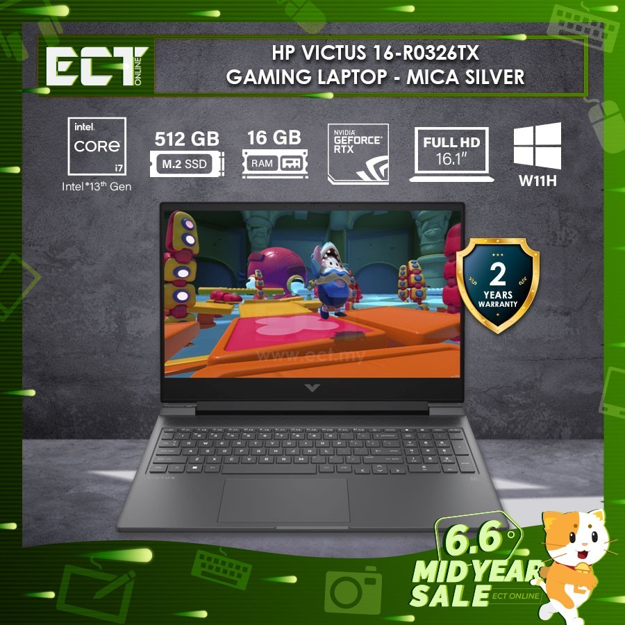 HP Victus 16-R0326TX Gaming Laptop (i7-13700HX 5.0GHz,16GB D5,512GB SSD ...