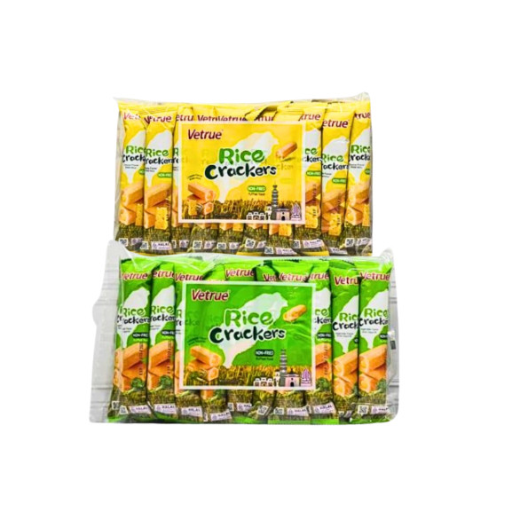 Vetrue Taiwan Flavor Rice Crackers Stick Shape Halal 220gr | Shopee ...