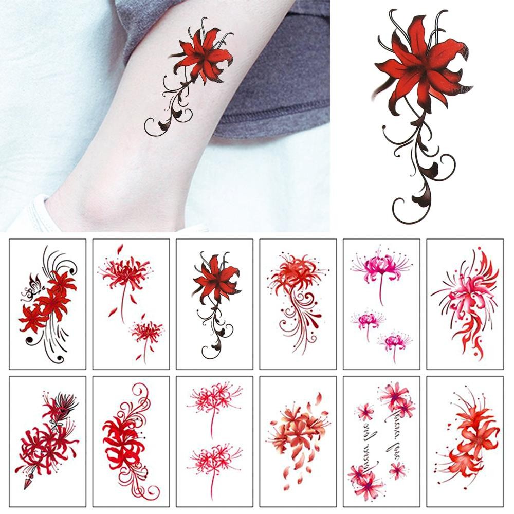 30PCS Fashion Temporary Tattoos Colored Drawing Simulation Tattoos ...