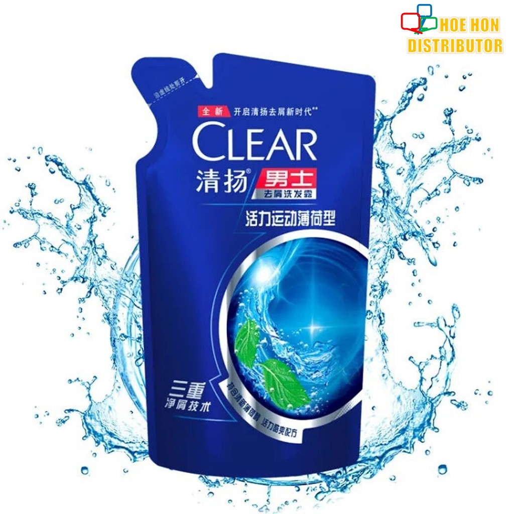 Clear Shampoo Refill Pouch 200g Cool Sport Menthol (Imported) Syampu ...