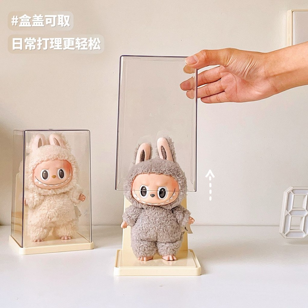 Labubu Display Box Single Transparent Bubble Mart labubu Vinyl Figure ...