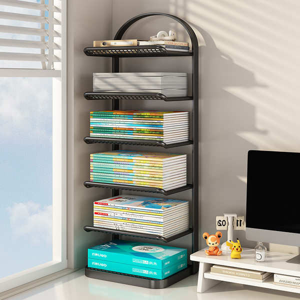 table rack 收納架 Rak buku desktop Rak klasifikasi subjek pelbagai lapisan ...