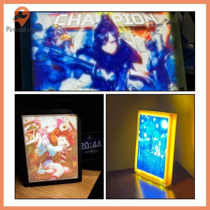 Pinkcat 1 Set PLA Basic Lithophane Bundle 3D Print Lithophane Photo For ...