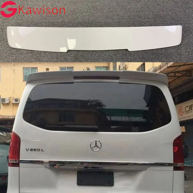 For Benz Vito V260 V-Class Spoiler ABS Material Car Rear Wing unpaint Color Rear Spoiler For ...