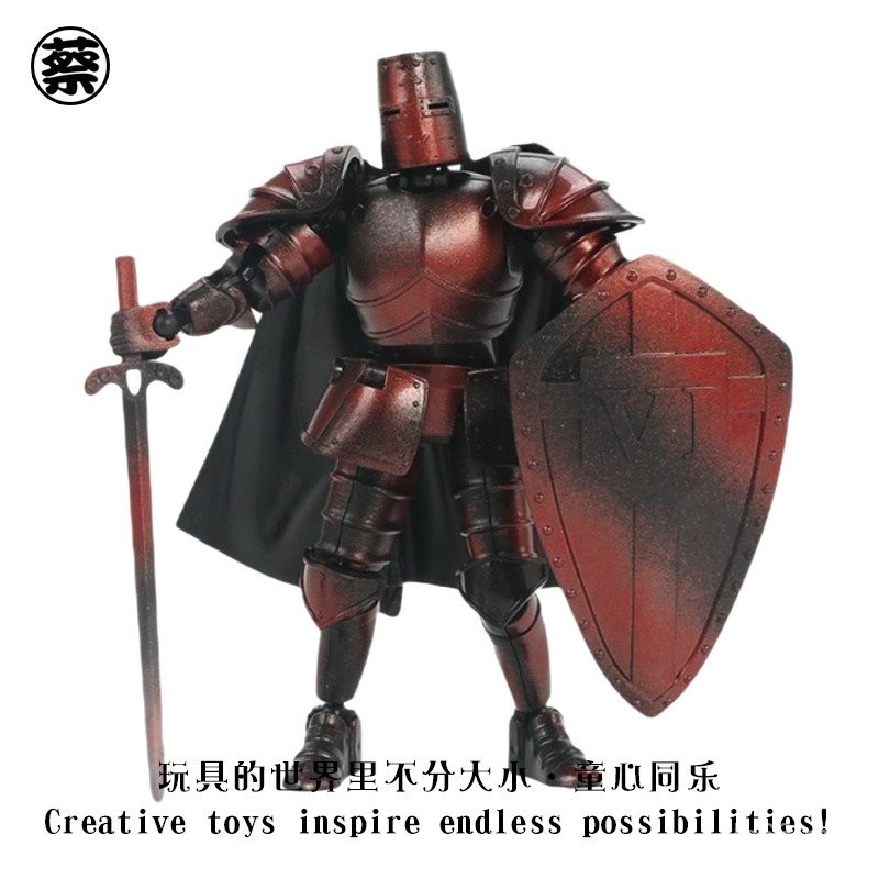 Multi-Joint Action Figure Figure Medieval Knight Warrior Model ...