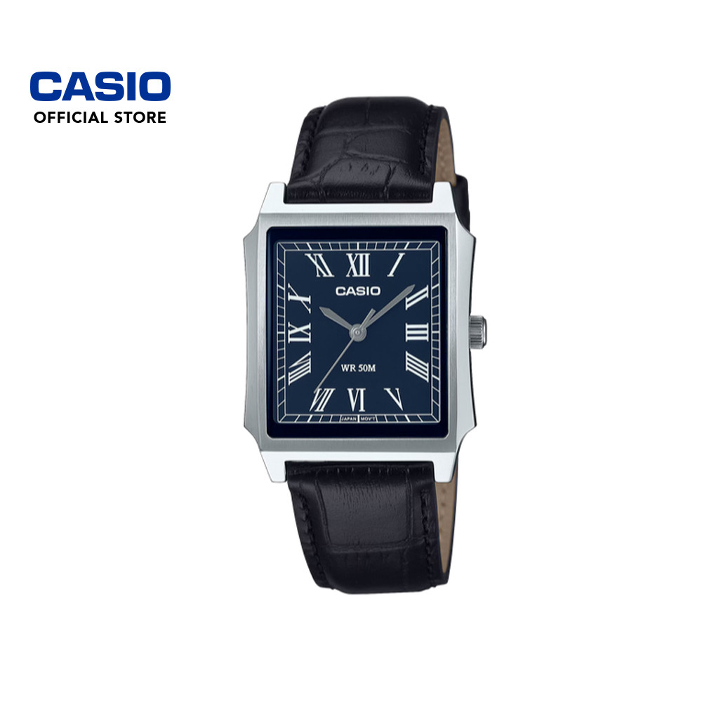Casio General MTP-B190L-2BV Black Leather Band Men Watch | Shopee Malaysia
