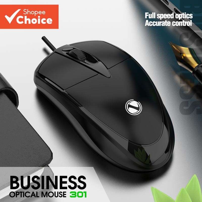 301 USB Wired Mouse Office Gaming Desktop Computer Laptop Business ...