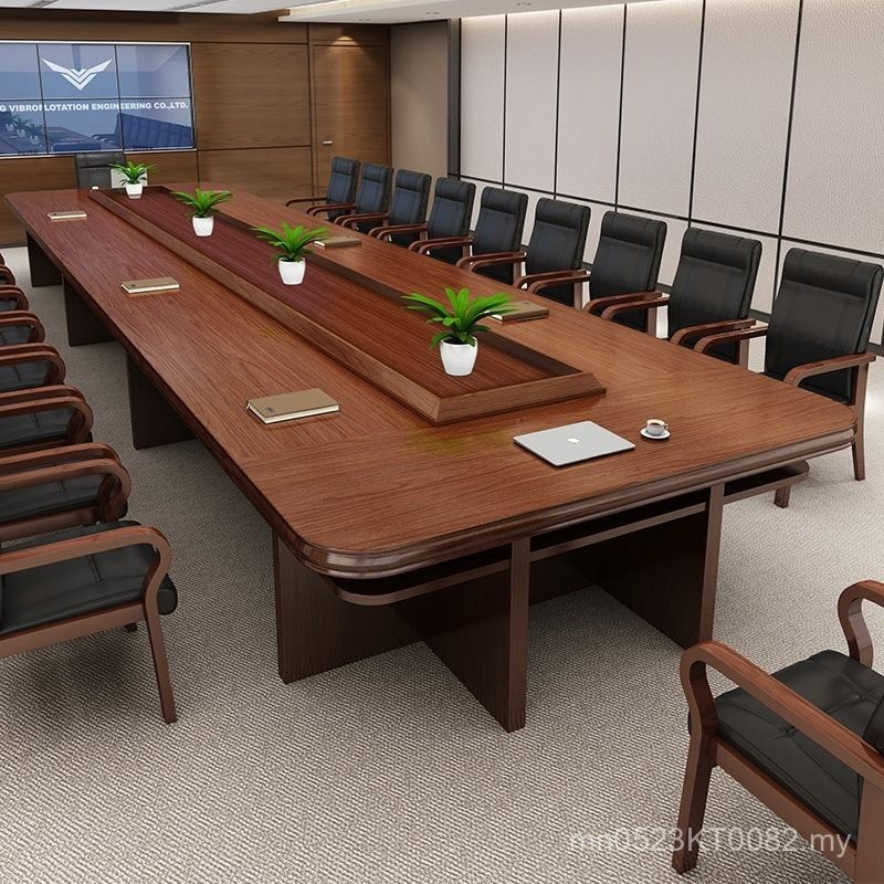 Conference Room Table Chair Paint Combination Large Long Table ...