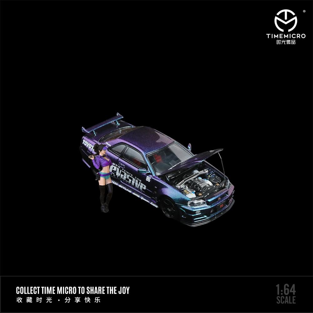 Time Micro 1: Nissan Skyline GT-R R34 Z-Tune Evasive Chameleon with ...