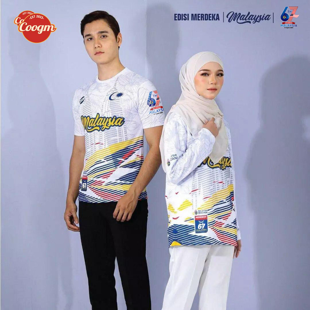 1957 Merdeka Clothes 2025 68th Malaysia Tshirt Men Shirt Short Sleeve ...
