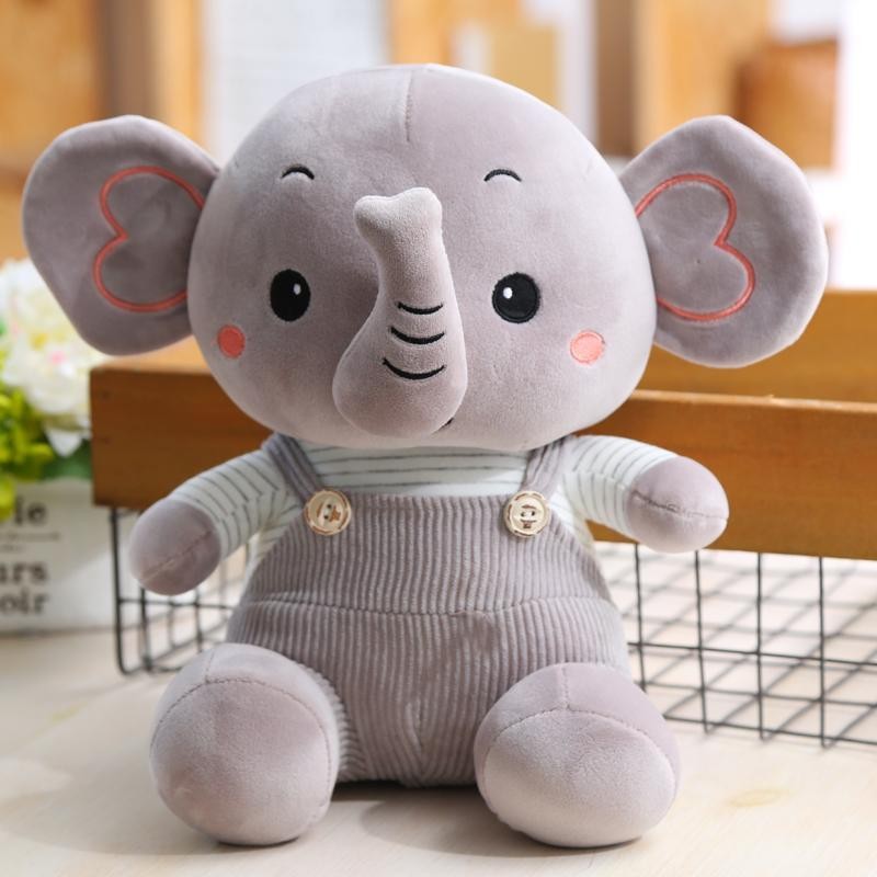 Mainan Mewah Gajah Comel Hidung Panjang Boneka Binatang Pasangan Anak ...