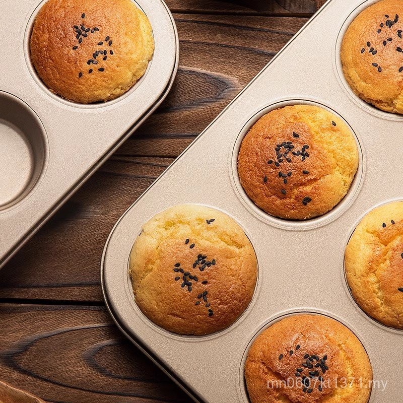 Muffin 612 with Baking Pan♡Old-fashioned Oven Anhydrous Non-Stick ...