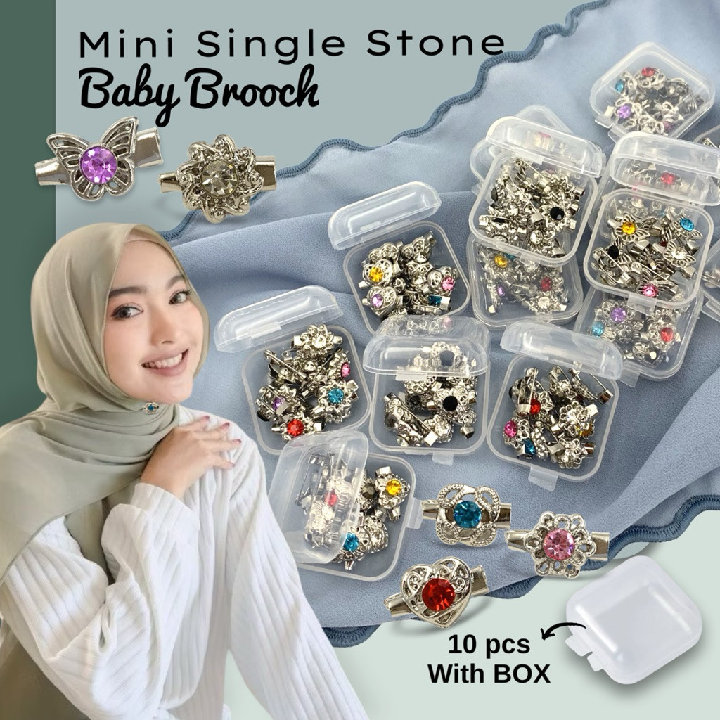 Lavivi Accessories Set Travel 10pcs with BOX Baby Brooch Kerongsang Pin ...