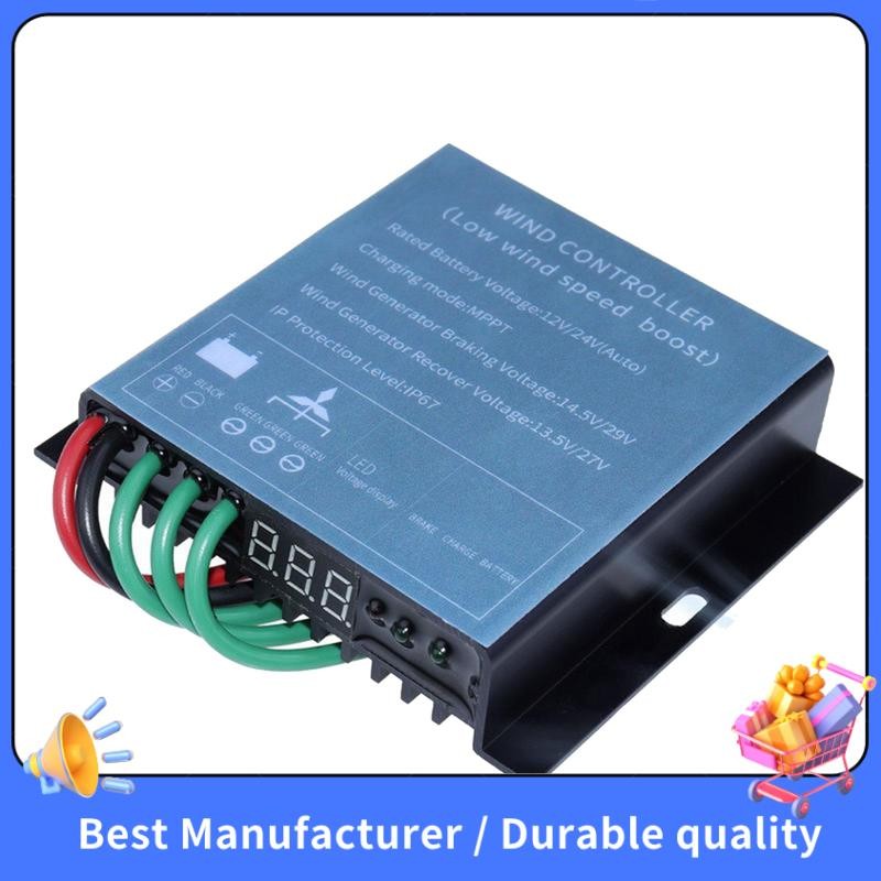 【NEW】Wind Driven Generator Controller 12/24V 800W MPPT Wind Charge ...