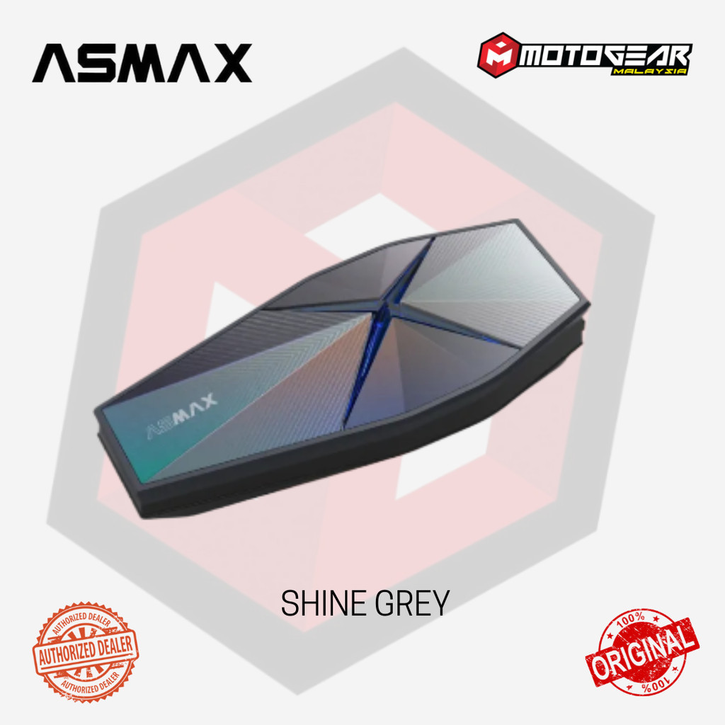 ASMAX F1 PRO BLUETOOTH INTERCOM HELMET MOTORCYCLE (GREY) | Shopee Malaysia