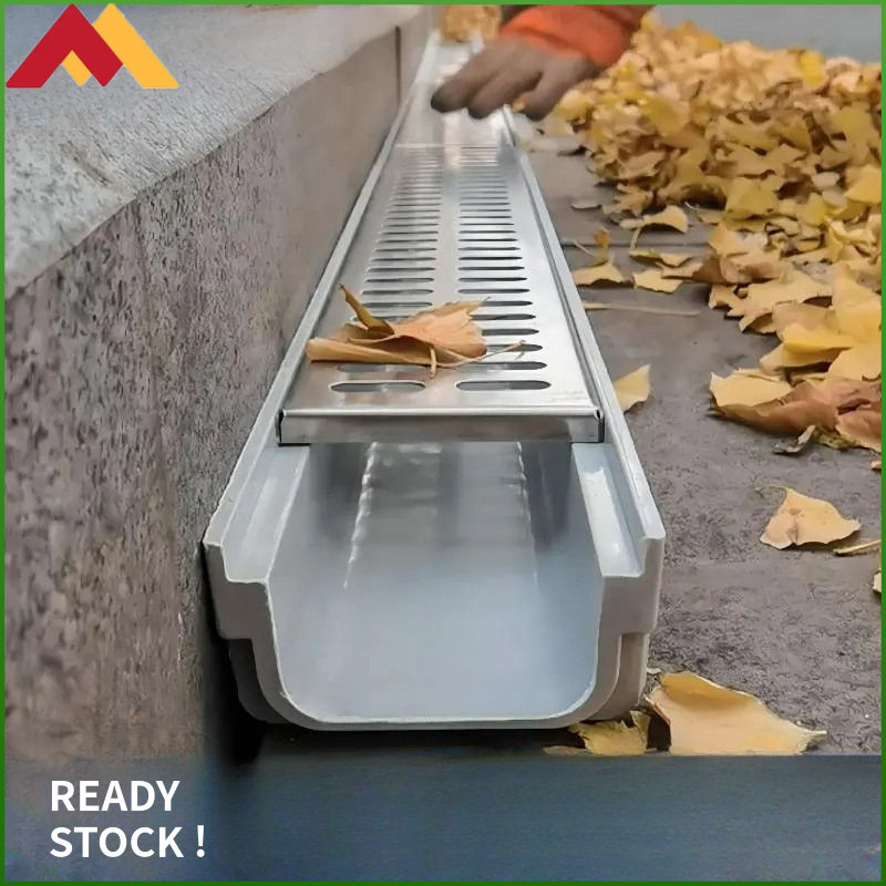 Finished Drainage Gutter Stainless Steel Resin Kitchen Groove Courtyard ...