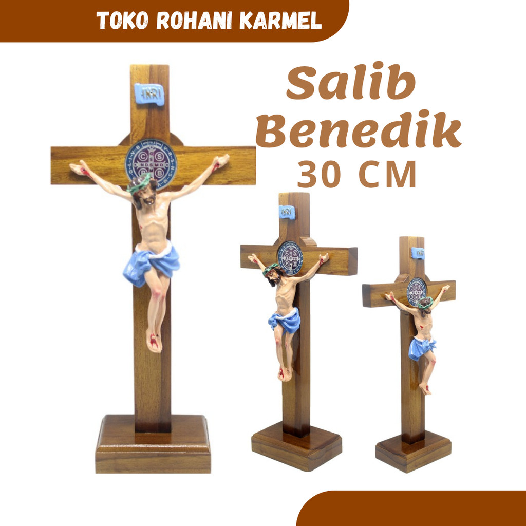 CROSS OF THE BENEDICTUS 30 CM (ARI) / CATHOLIC CROSS / CROSS OF ...
