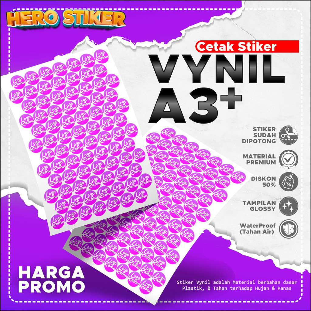 Print A3 Vinyl Stickers & Waterproof | Print Packaging Label Stickers ...
