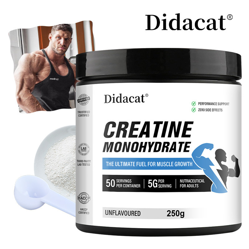 Didacat Creatine Monohydrate Powder | Builds Muscle Strength and Mass ...
