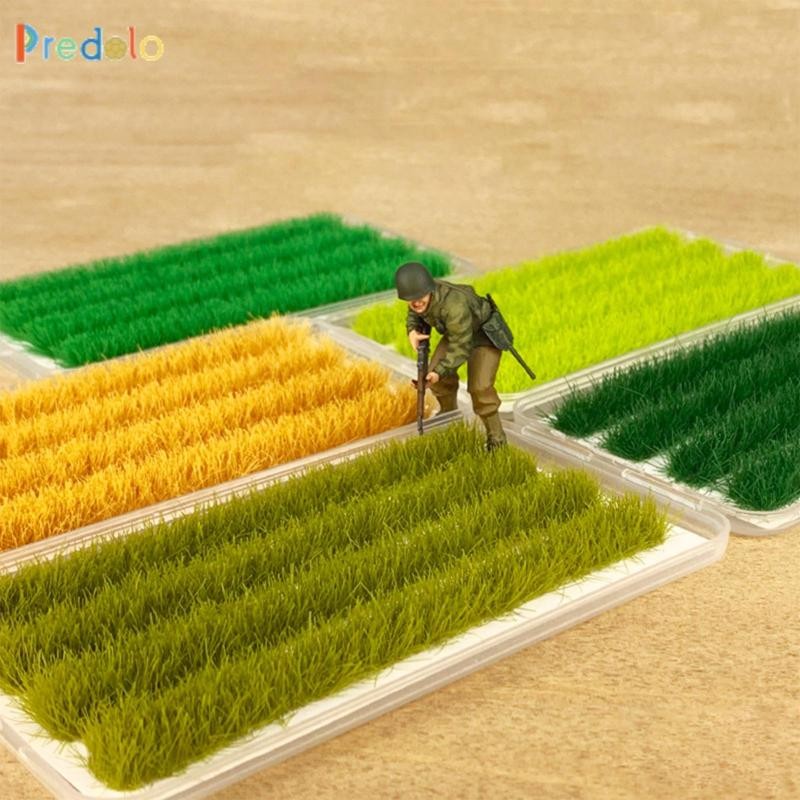 predolo Static Grass Model Grass Tuft Terrain Miniature for DIY Garden ...