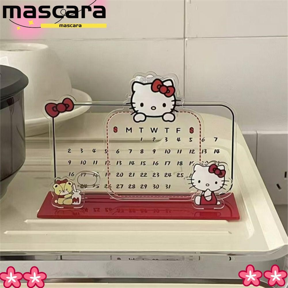 MARA Desktop Calendar, Acrylic Hello Kitty Time Perpetual Calendar ...