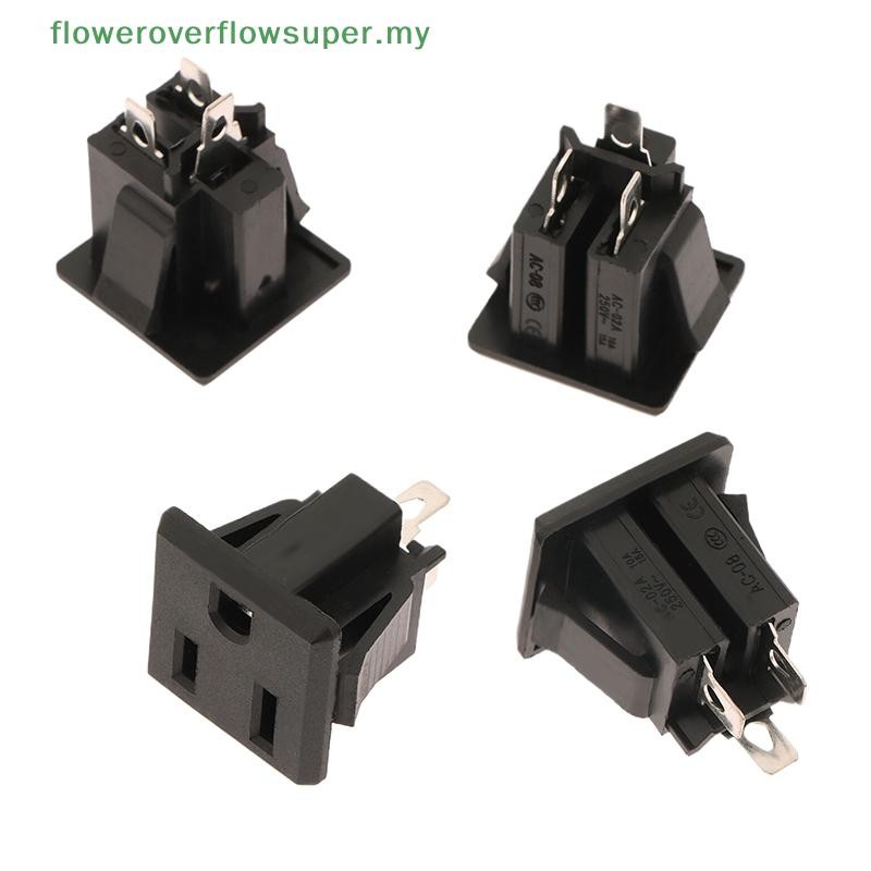 FSMY 5pcs ck 15A 125V Copper American Japan Canada Mexico 3 Pin ...