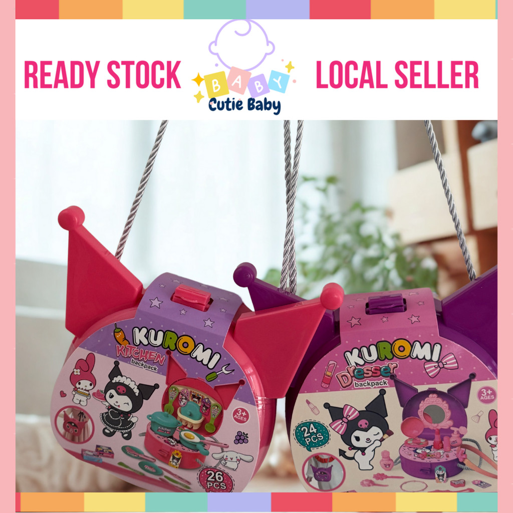 2in1 Kuromi Kitchen Dresser medical Set Pretend Play Toys Gift Set Cute ...