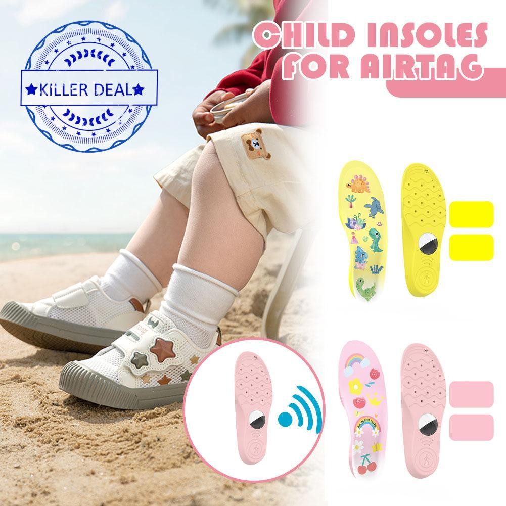Child Insoles For Airtag Anti Loss Tracker Safety Comfortable Hidden ...