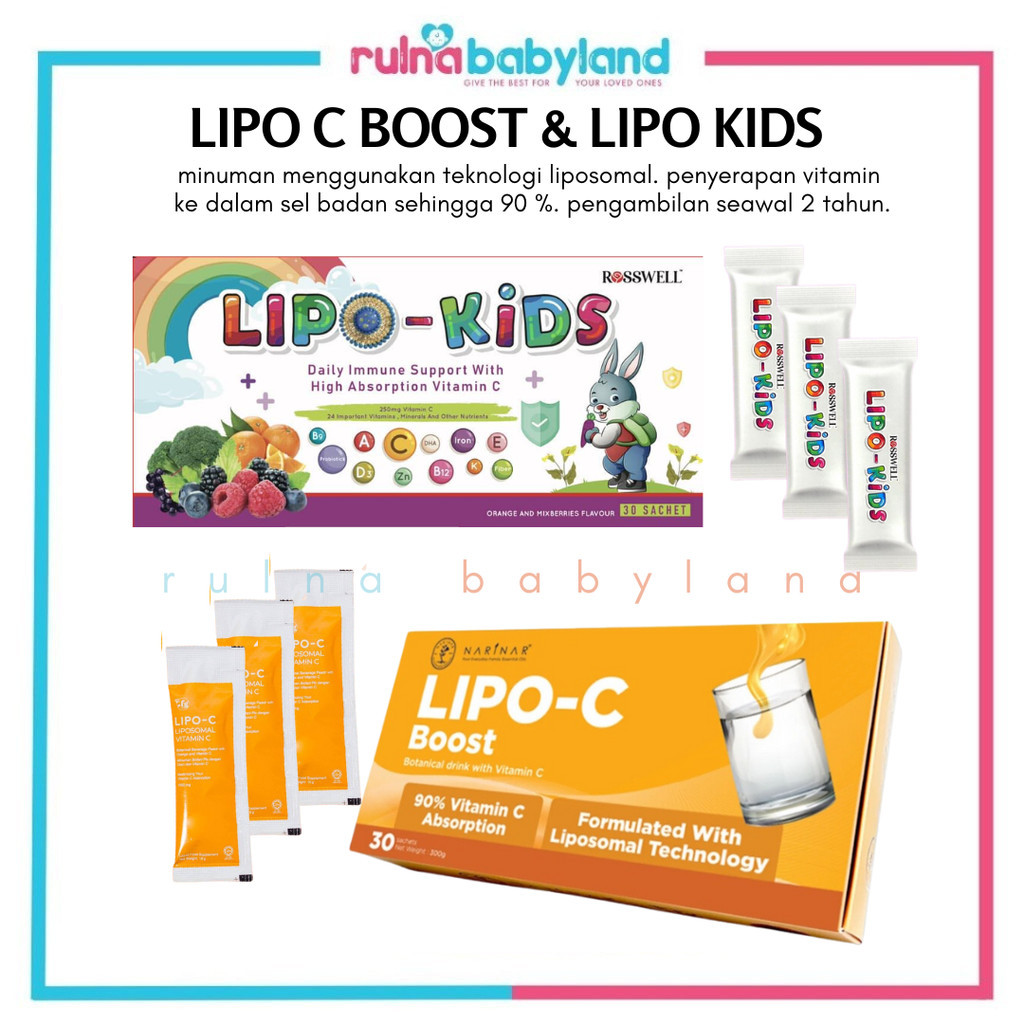 100% ORIGINAL LIPO C BOOST BOTANICAL DRINK & LIPO KIDS | Shopee Malaysia