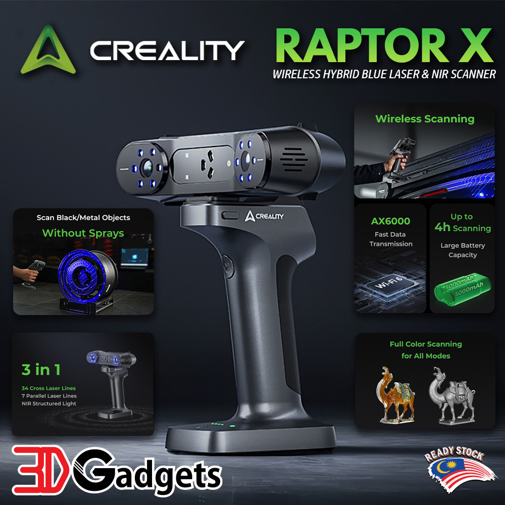 Creality Raptor X with Blue Laser & NIR/WIFI Fast Data Transmission ...