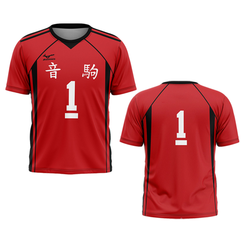 Japanese Anime Haikyuu Jersey Nekoma High School Kuroo Tetsurou Kozume ...