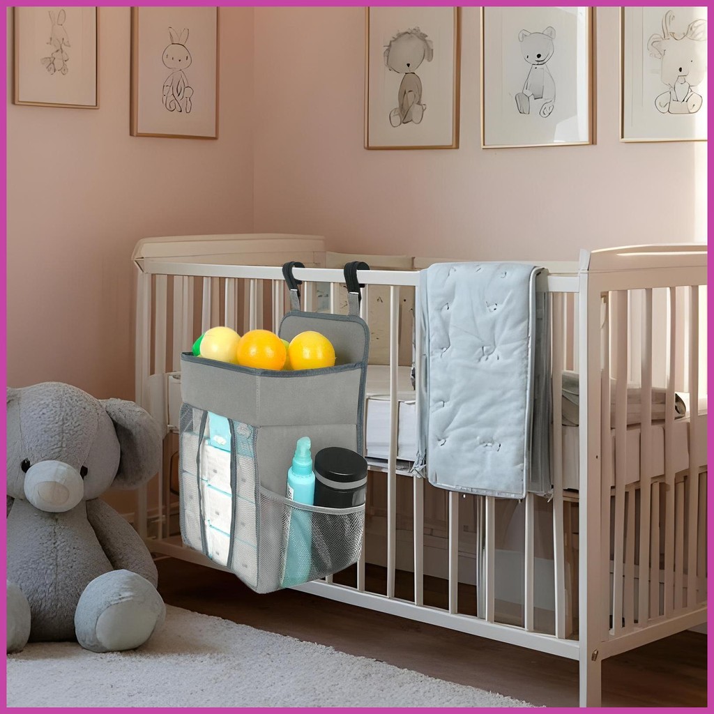 Diaper Holder Organizer Hangable Nappy Stacker Large Capacity Hangable ...