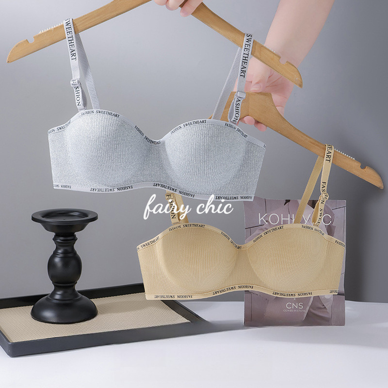 Fairy [High Quality] Seamless small chest push-up underwire half cup ...
