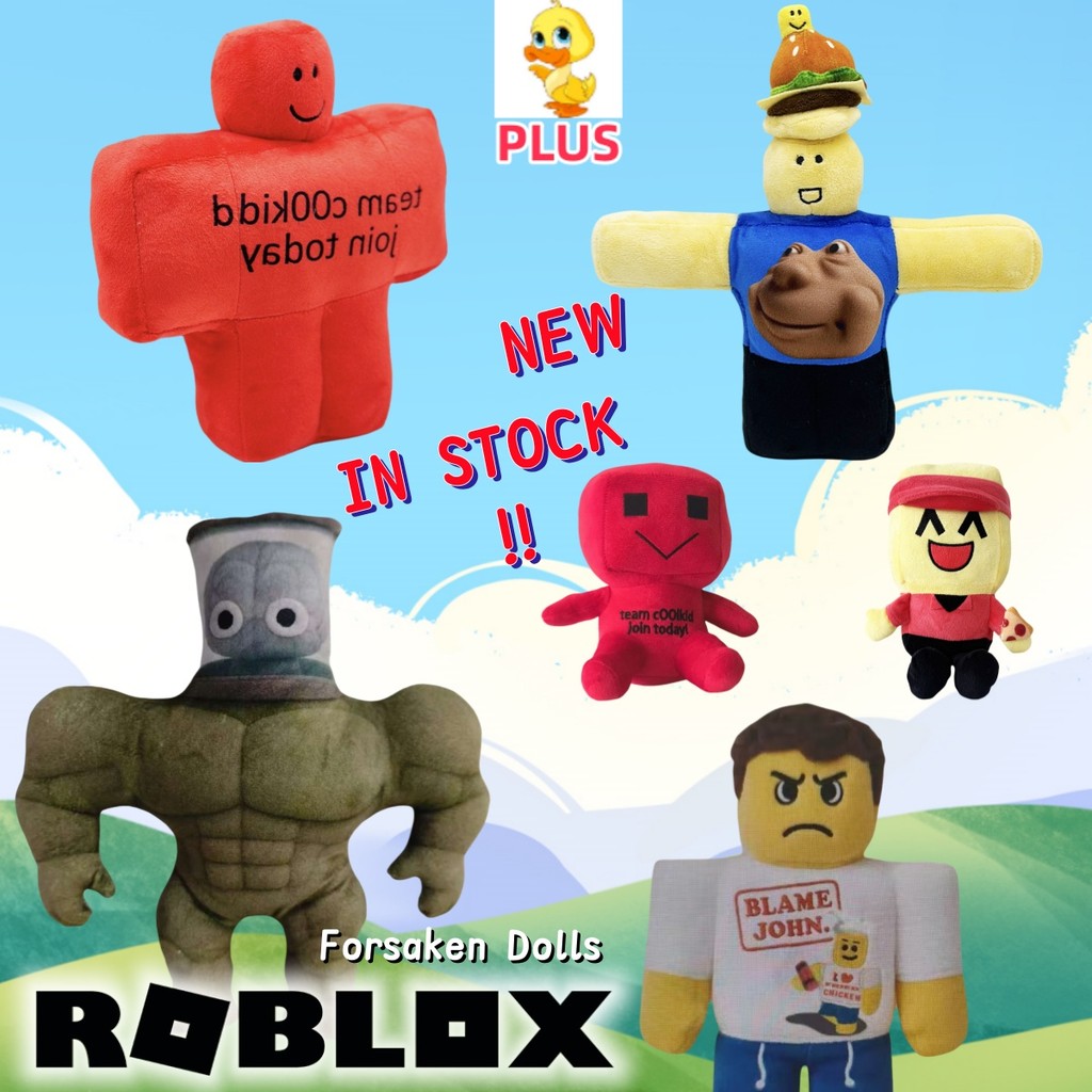 PLUS in Stock Roblox Forsaken C00kidd Plush Toys Funny 007n7 Forsaken ...