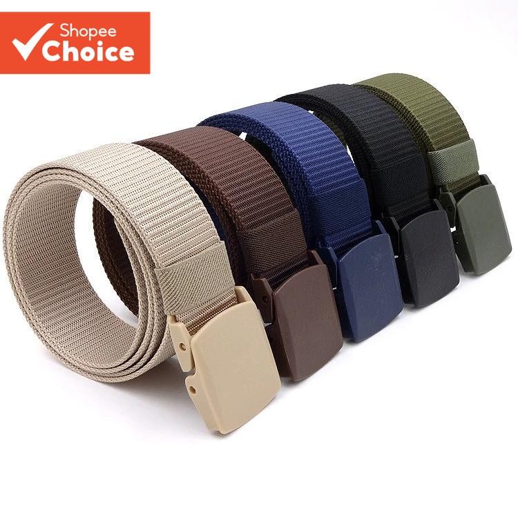 Unisex Tactical Belt Military Nylon Waist Belt with Automatic Buckle ...