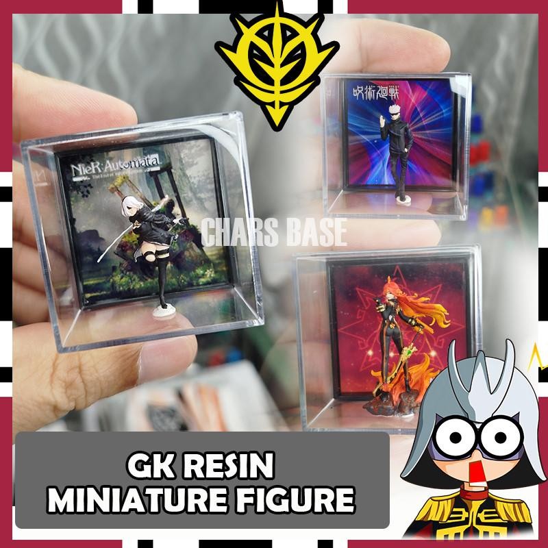 Miniature Resin Anime / Game Figure Hand-Painted GK RESIN Diorama ...