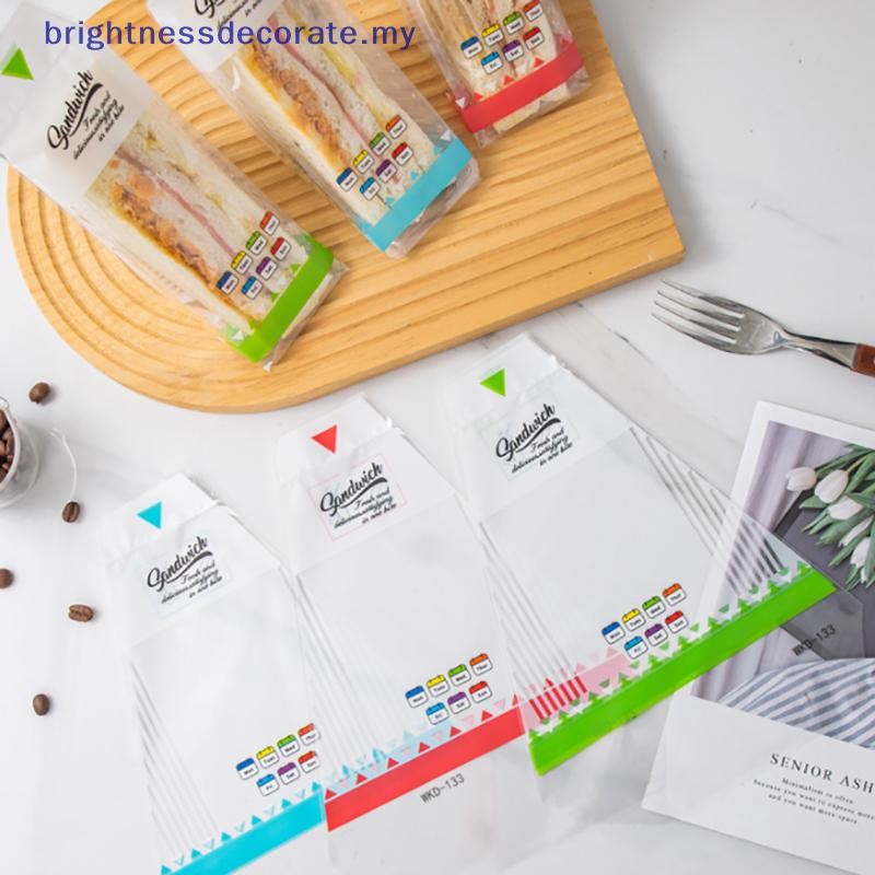 [Birth] 100 Pieces Of Sandwich Wrappers Special Disposable Easy To Tear ...