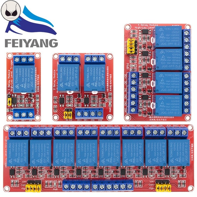 BP 12V 1 2 4 8 Ways Channels Opto isolator Isolated Optocoupler Trigger ...