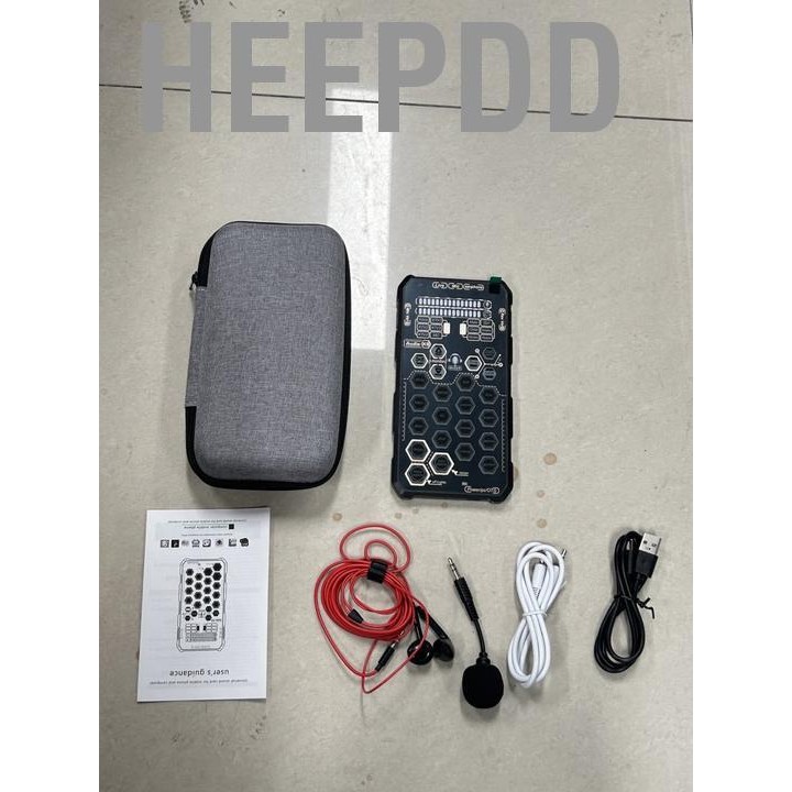 HEEPDD K9 Handheld Live Sound Card Board Set with Voice Change for ...