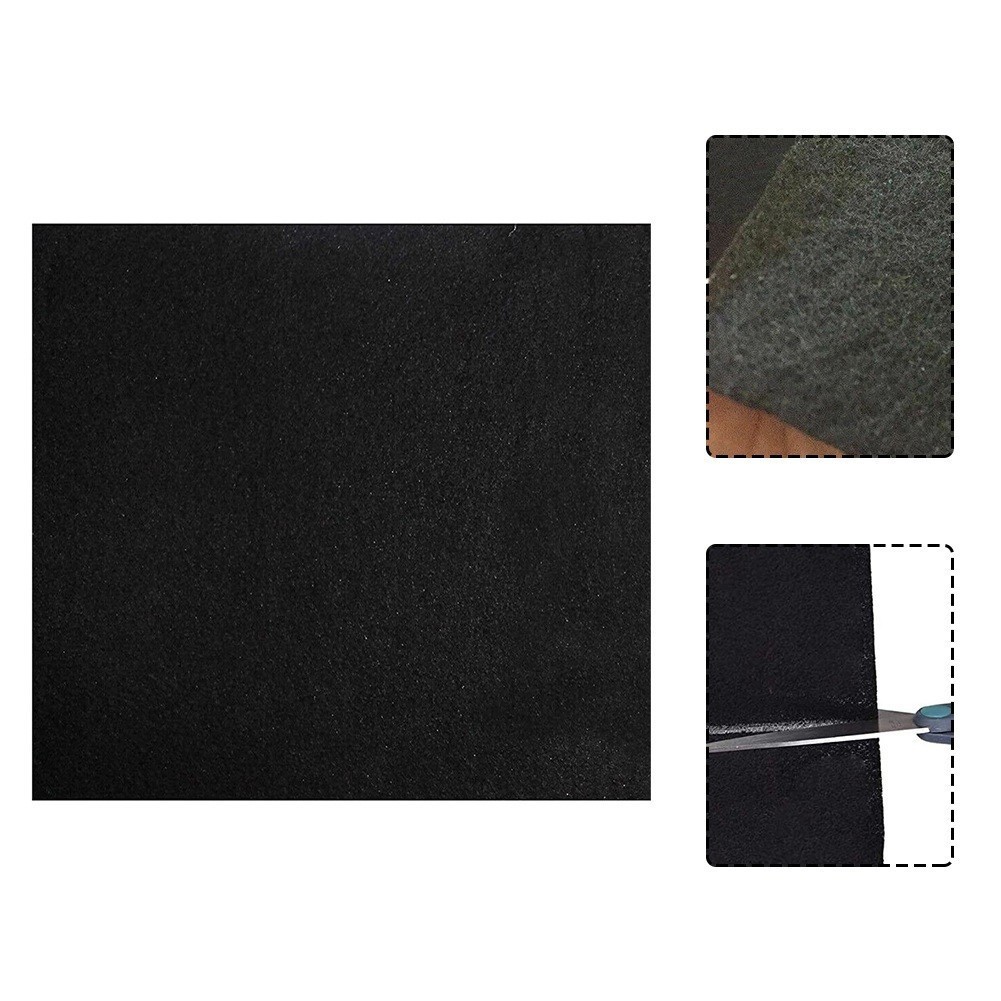 BTQN-MY! 100cm*100cm*3mm Cooker Hood Extractor Carbon Filter Charcoal ...
