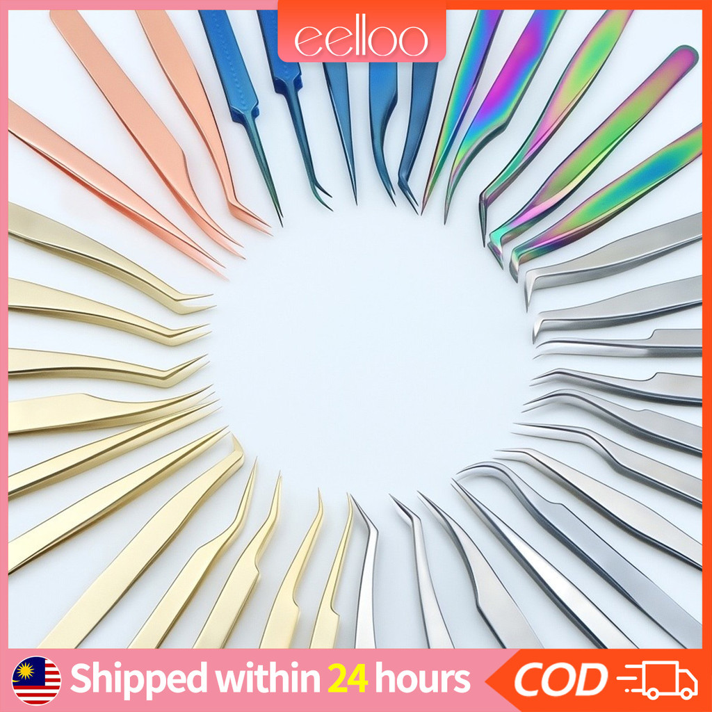 High Quality Eyelash Extension Tweezers Stainless Steel Lashes ...
