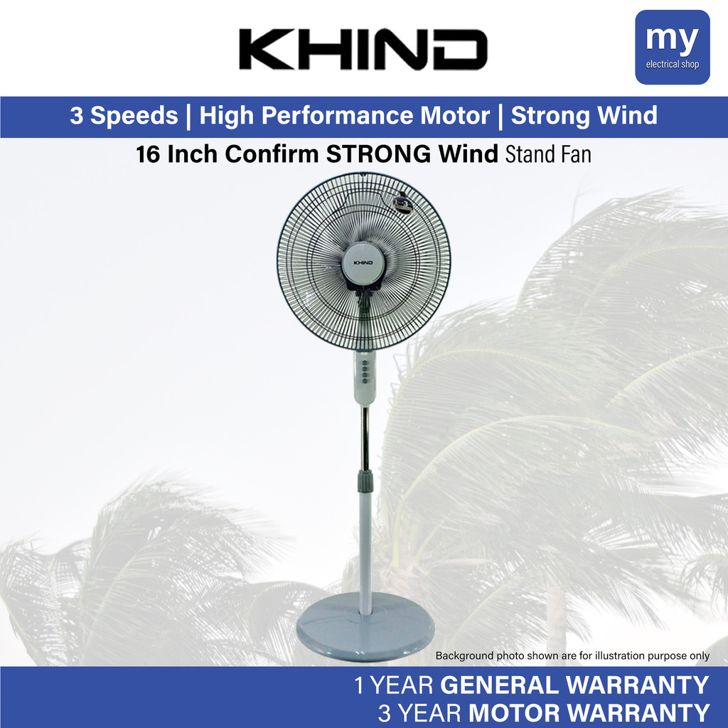 Khind 16 Inch Stand Fan SF1682SE 3 Speed | Shopee Malaysia