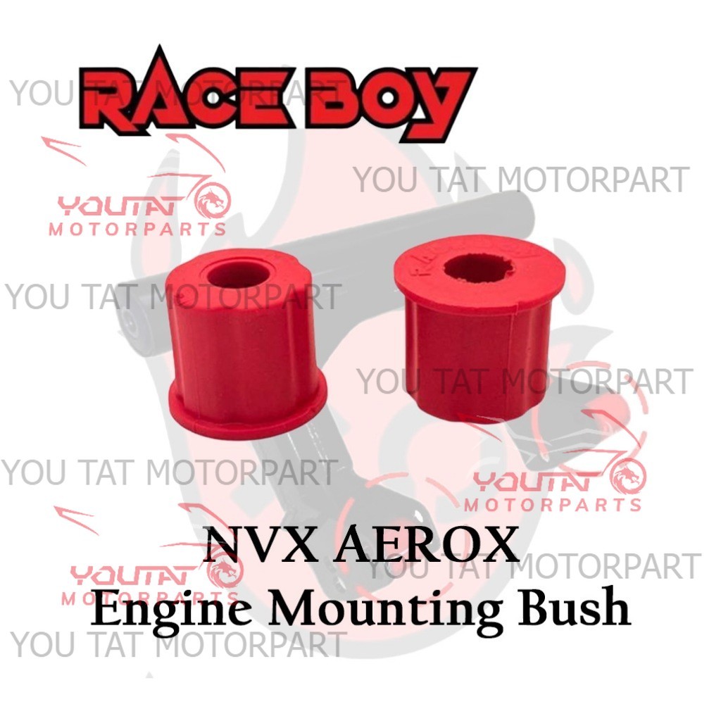 RACE BOY ORIGINAL NVX V1 V2 AEROX NMAX V2 ENGINE MOUNTING BUSH RUBBER ...